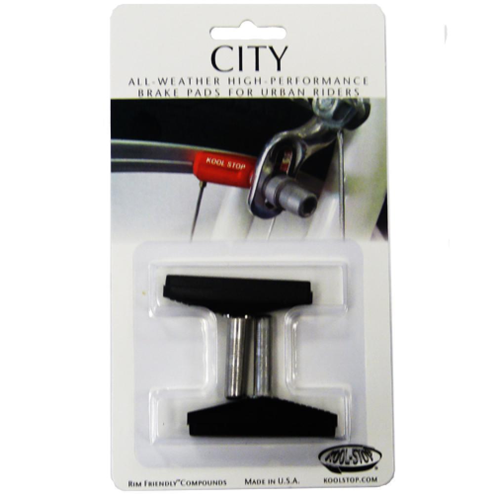 City Cantilever Bicycle Brake Pads Black KOOL-STOP | Decathlon