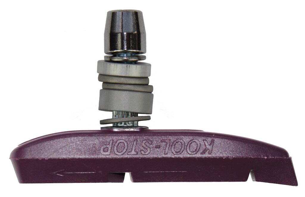 Supra 2 Threaded Bicycle Brake Pads Purple KOOL STOP | Decathlon