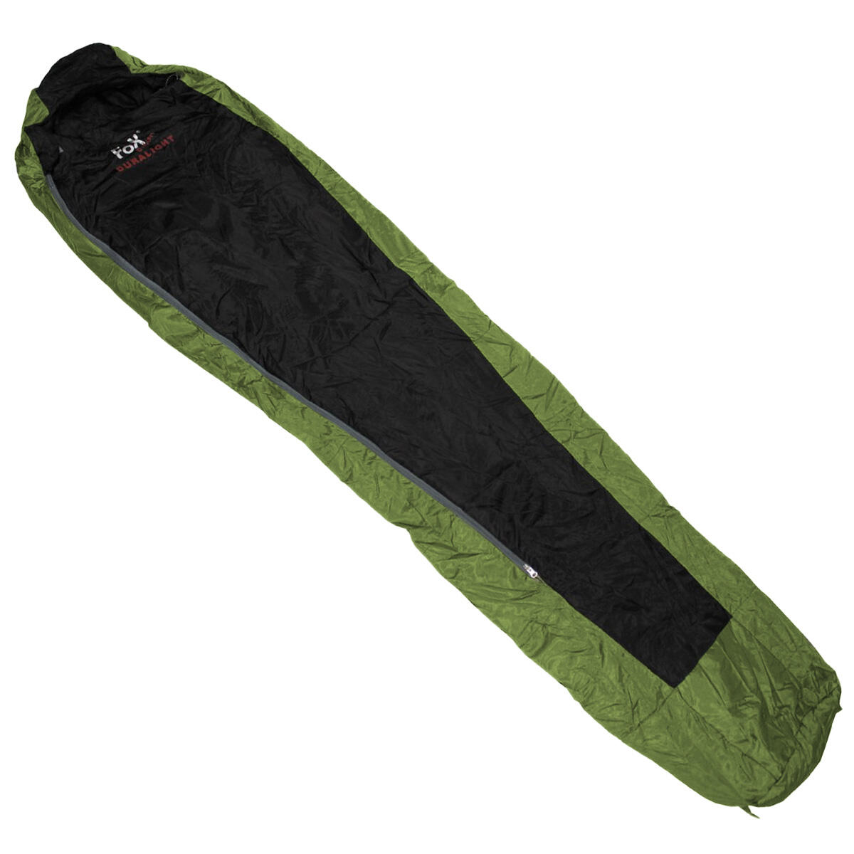 Fox Outdoor Sleeping Bag Duralight OD Green / Black | Decathlon