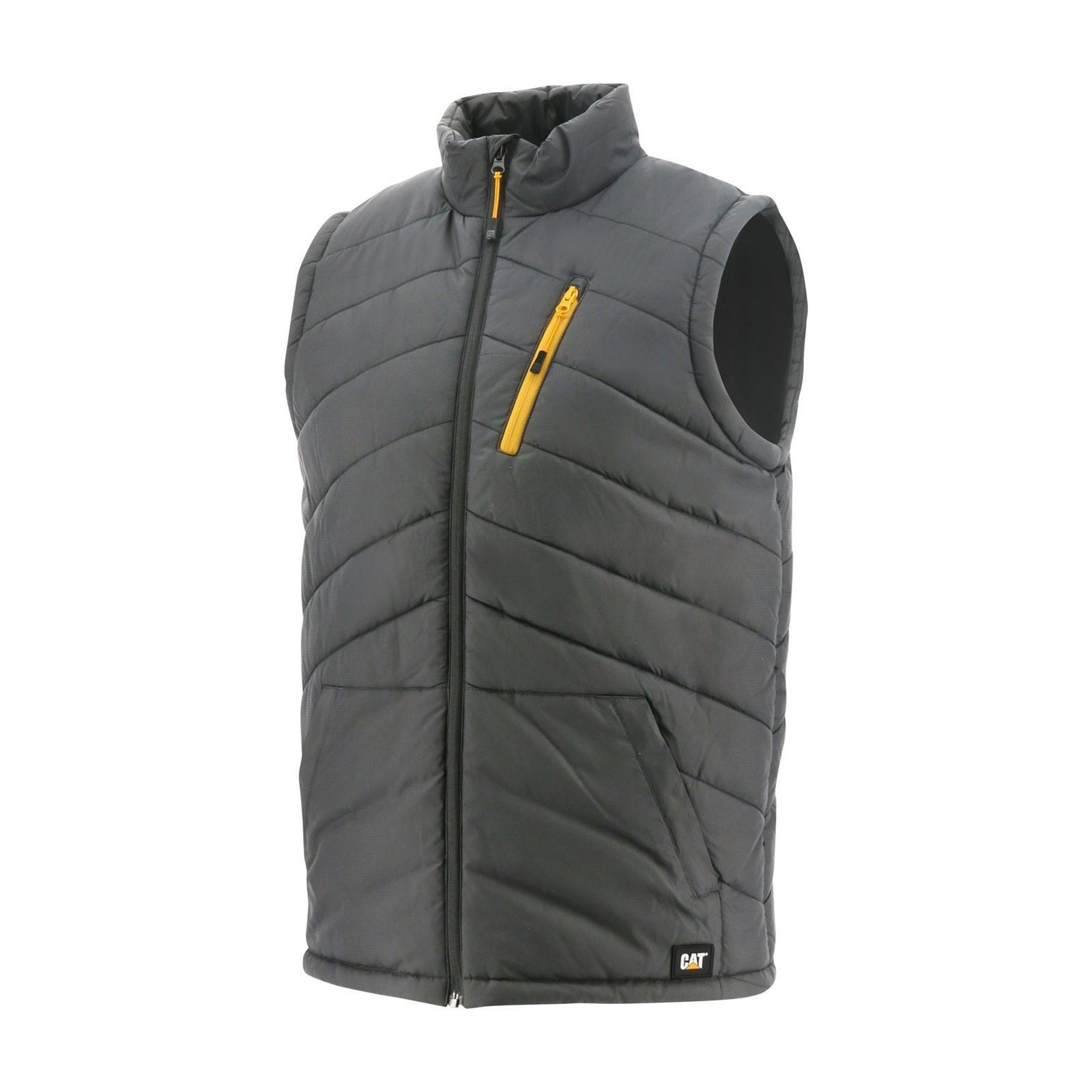 Unisex Adult Essentials Quilted Body Warmer (Shadow Grey) CATERPILLAR ...