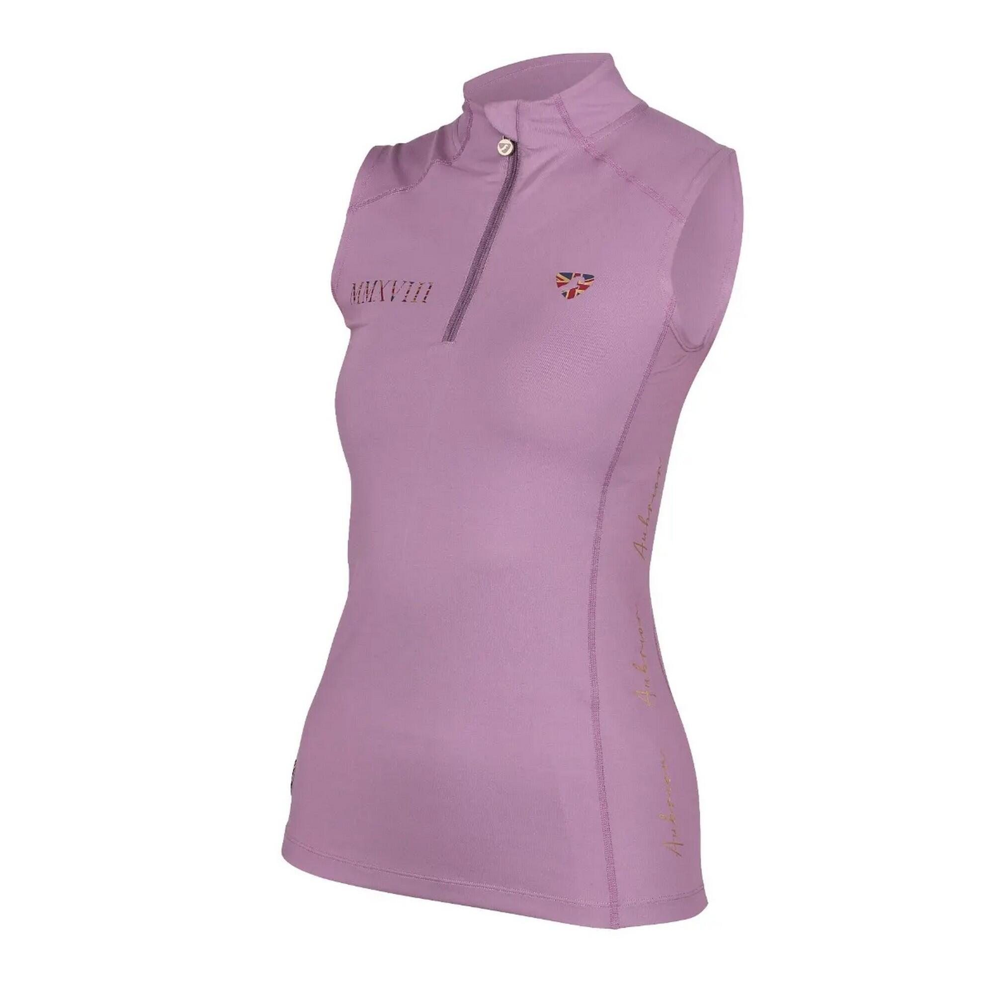 Womens/Ladies Team Sleeveless Base Layer Top (Mauve) AUBRION | Decathlon