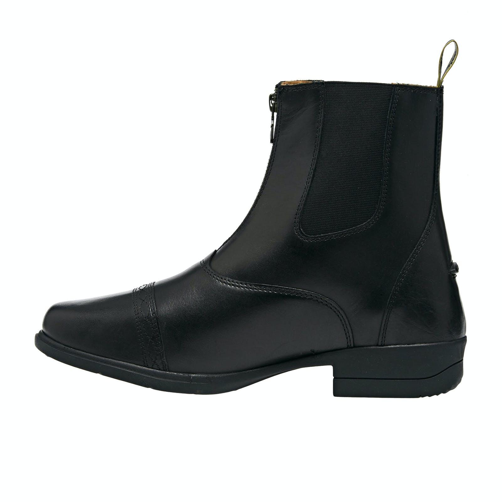 Womens/Ladies Rosetta Leather Paddock Boots (Black) | Decathlon