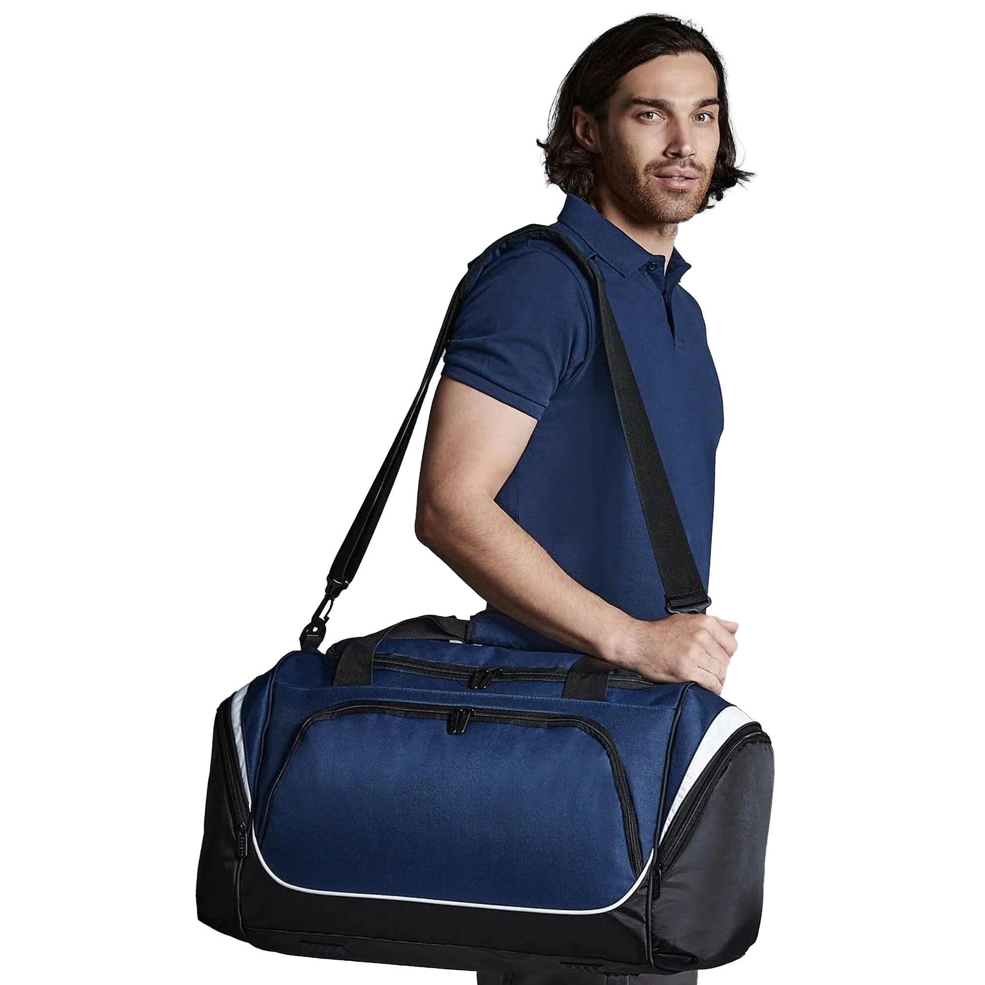 Pro Team Holdall (French Navy/Black/White) QUADRA | Decathlon