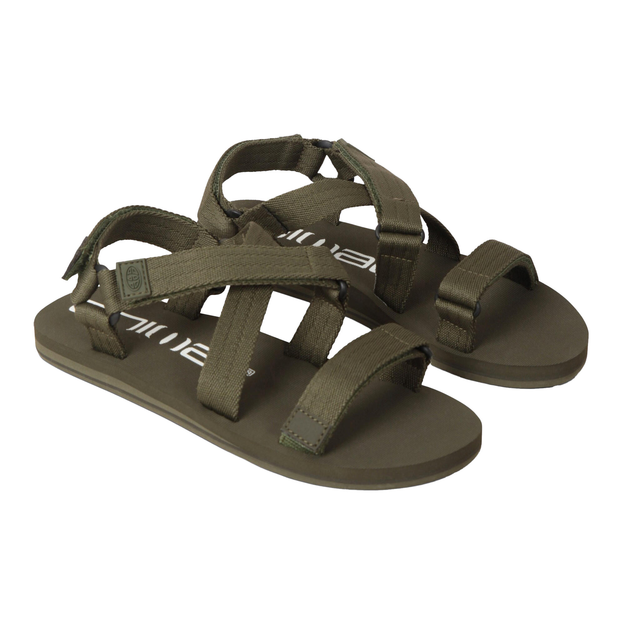Womens/Ladies Drift Recycled Sandals (Khaki Green) ANIMAL | Decathlon