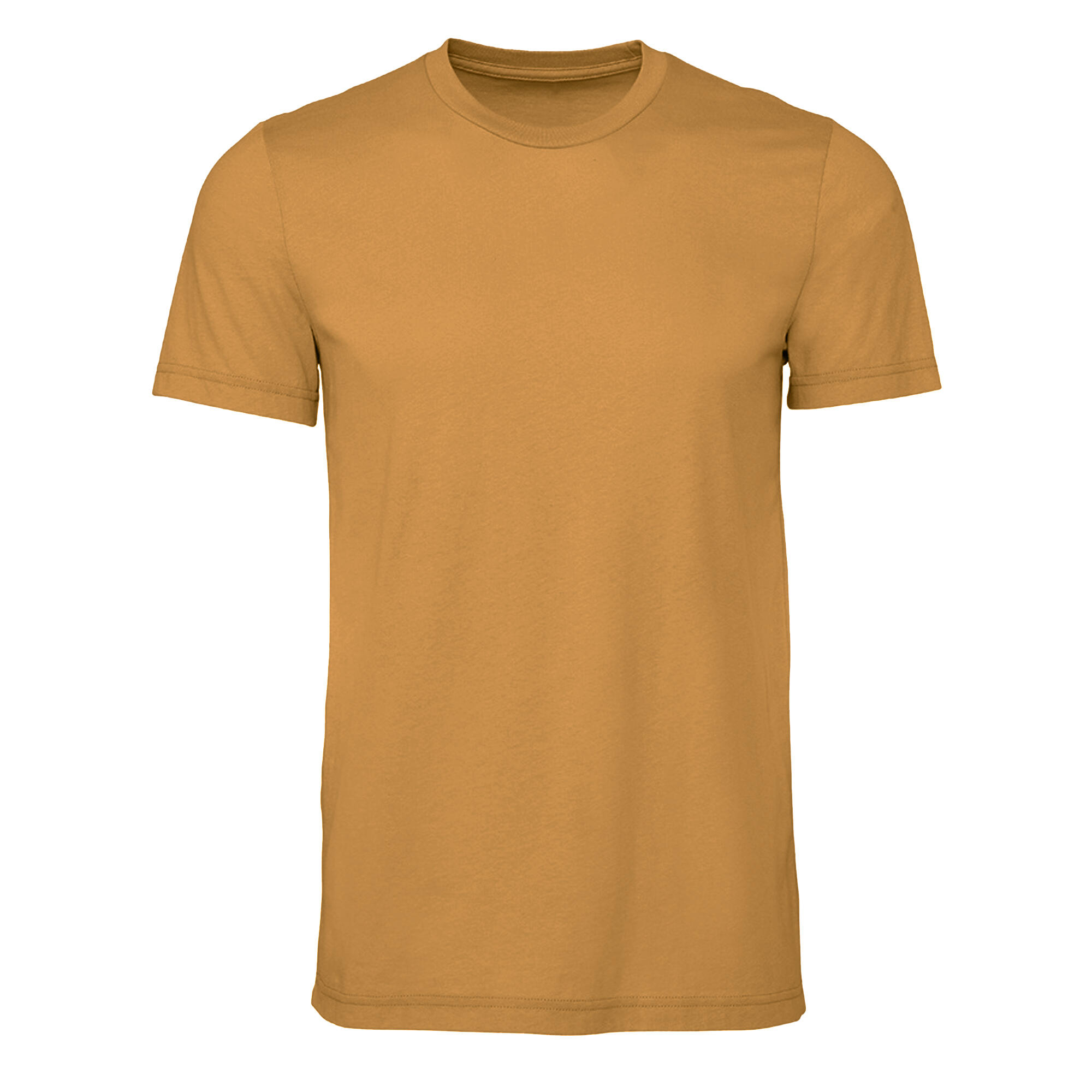 Mens Midweight Soft Touch TShirt (Mustard) GILDAN | Decathlon