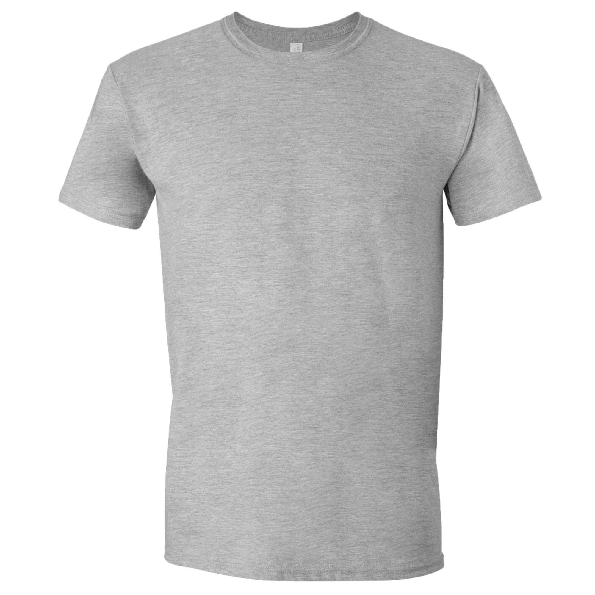 Mens Short Sleeve SoftStyle TShirt (Sky Blue) | Decathlon