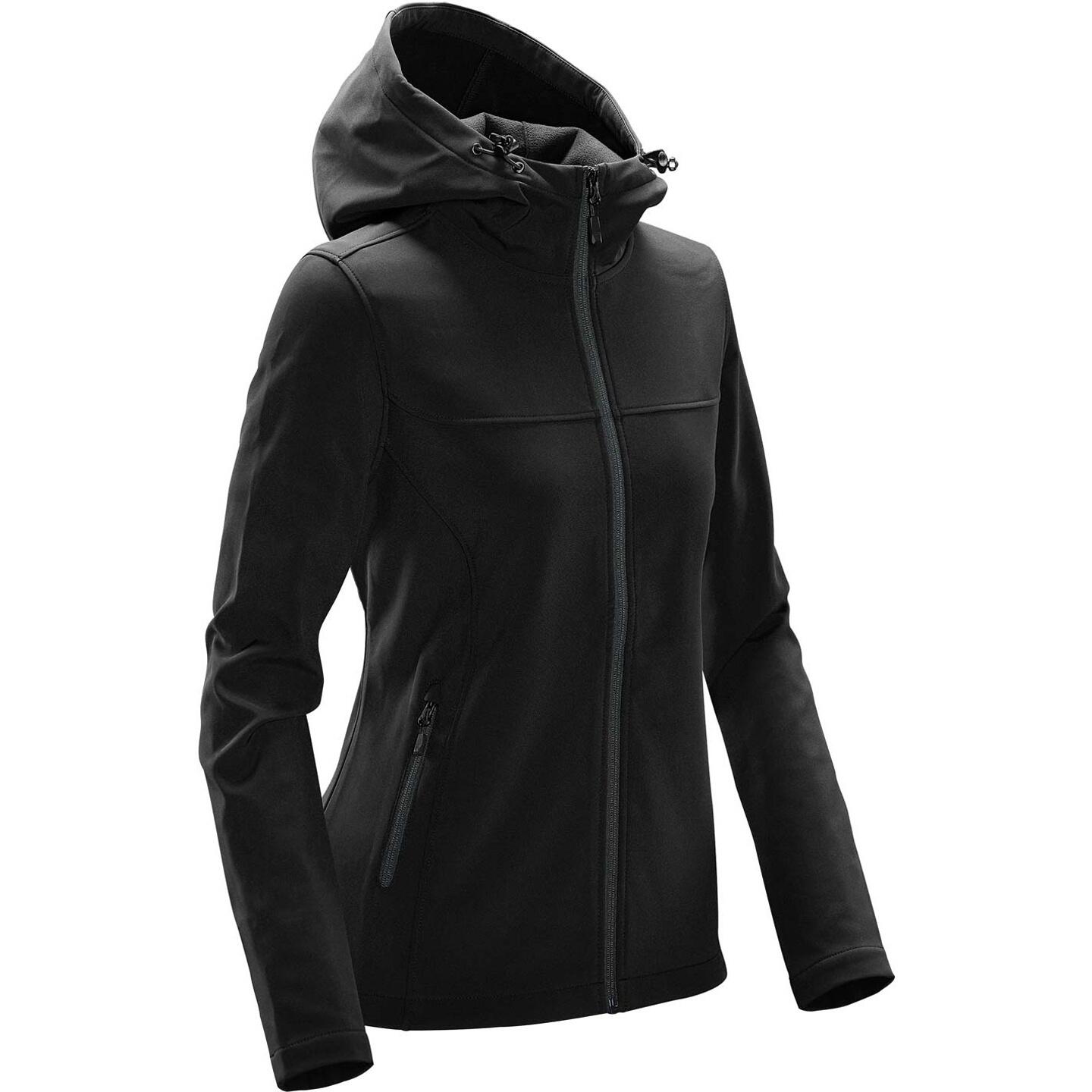 Womens/Ladies Orbiter Soft Shell Jacket (Black/Dolphin) STORMTECH | Decathlon