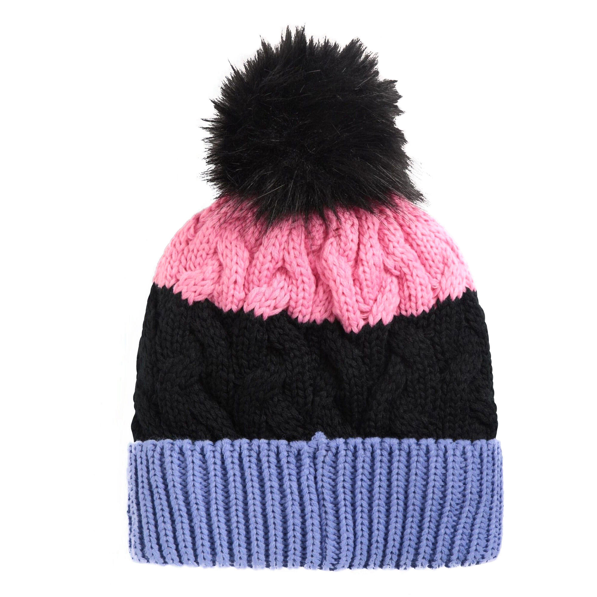 Childrens/Kids Alex Beanie (Blue/Black/Pink) ANIMAL | Decathlon