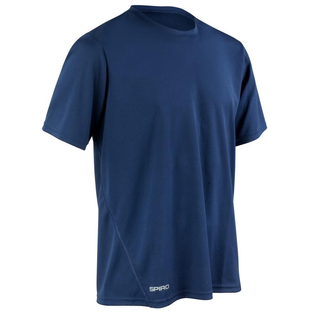 Unisex Adult Performance Quick Dry TShirt (Black) SPIRO | Decathlon