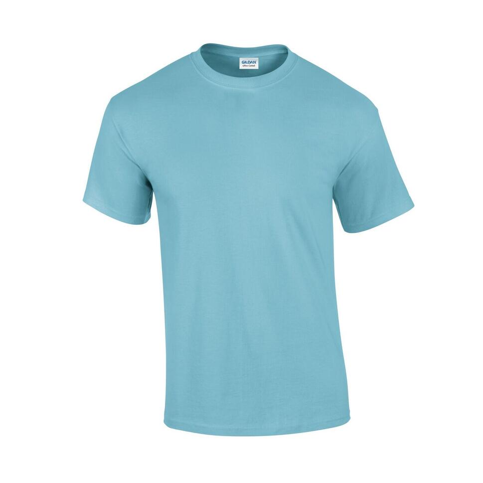 Mens Ultra Cotton TShirt (Sky Blue) GILDAN | Decathlon