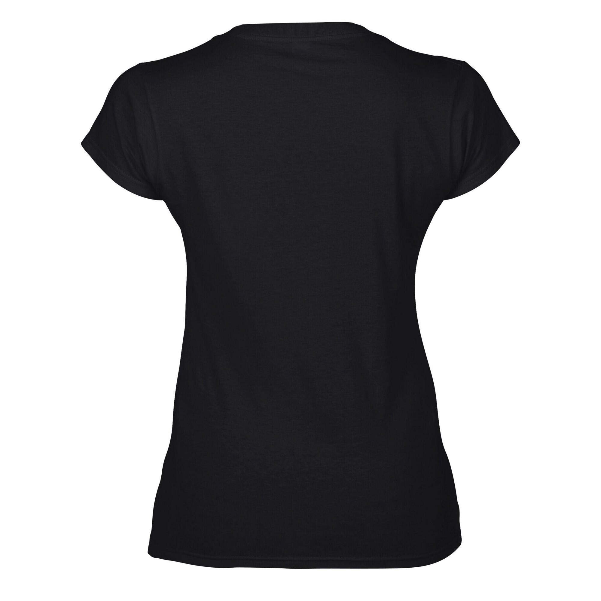 Womens/Ladies Soft Touch V Neck TShirt (Cherry Red) | Decathlon