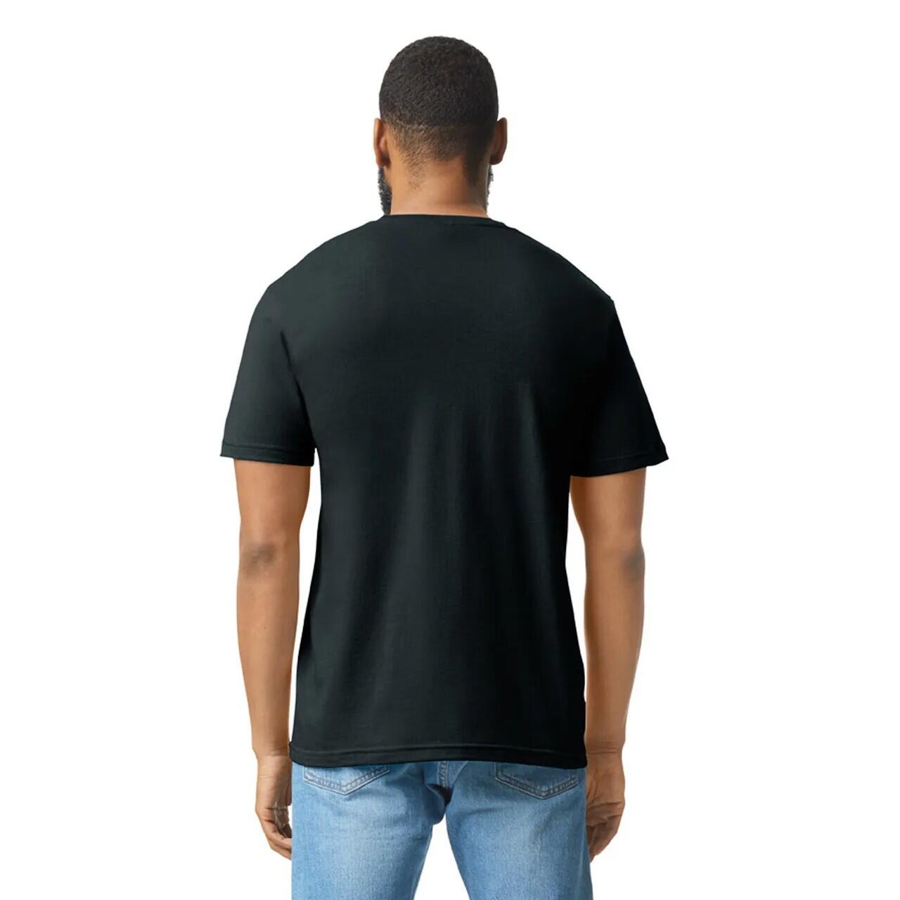 Unisex Adult CVC TShirt (Pitch Black) GILDAN | Decathlon