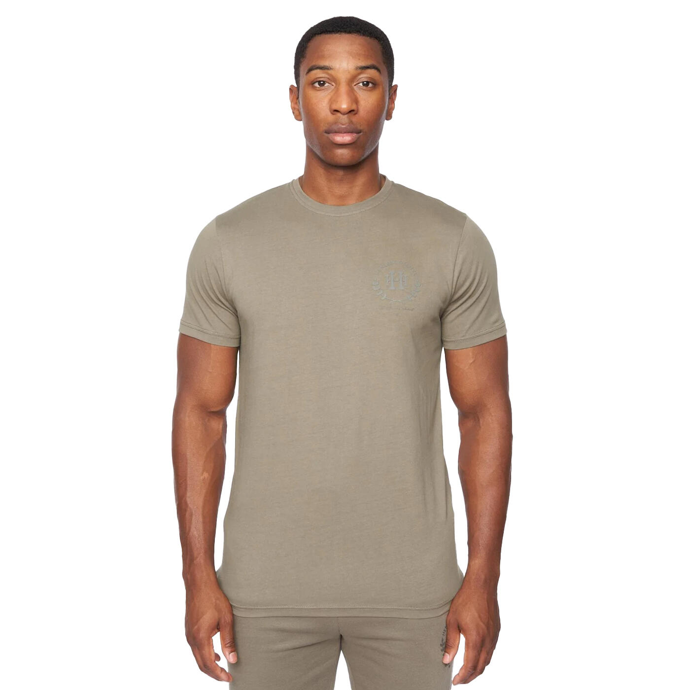 Mens Alston Logo TShirt (Khaki Green) HENLEYS | Decathlon