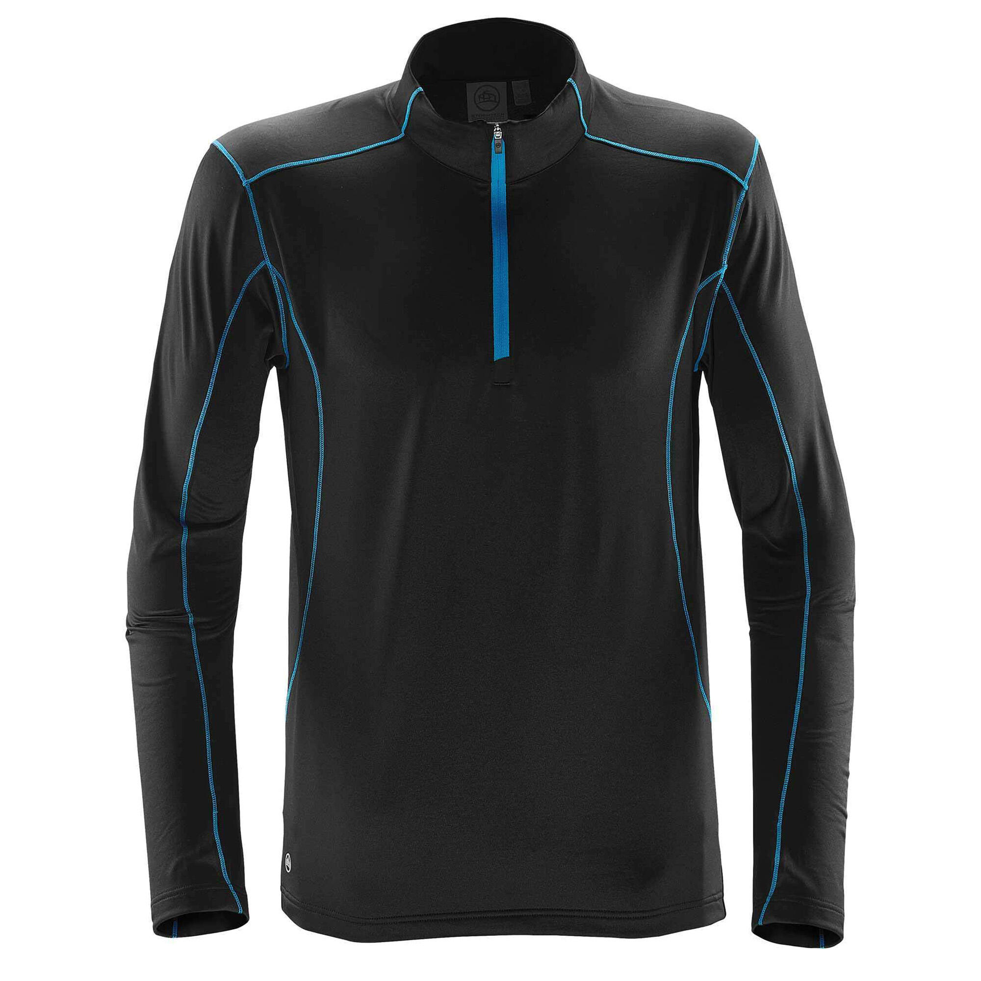 Mens Pulse Fleece Pullover (Black/Electric) STORMTECH | Decathlon