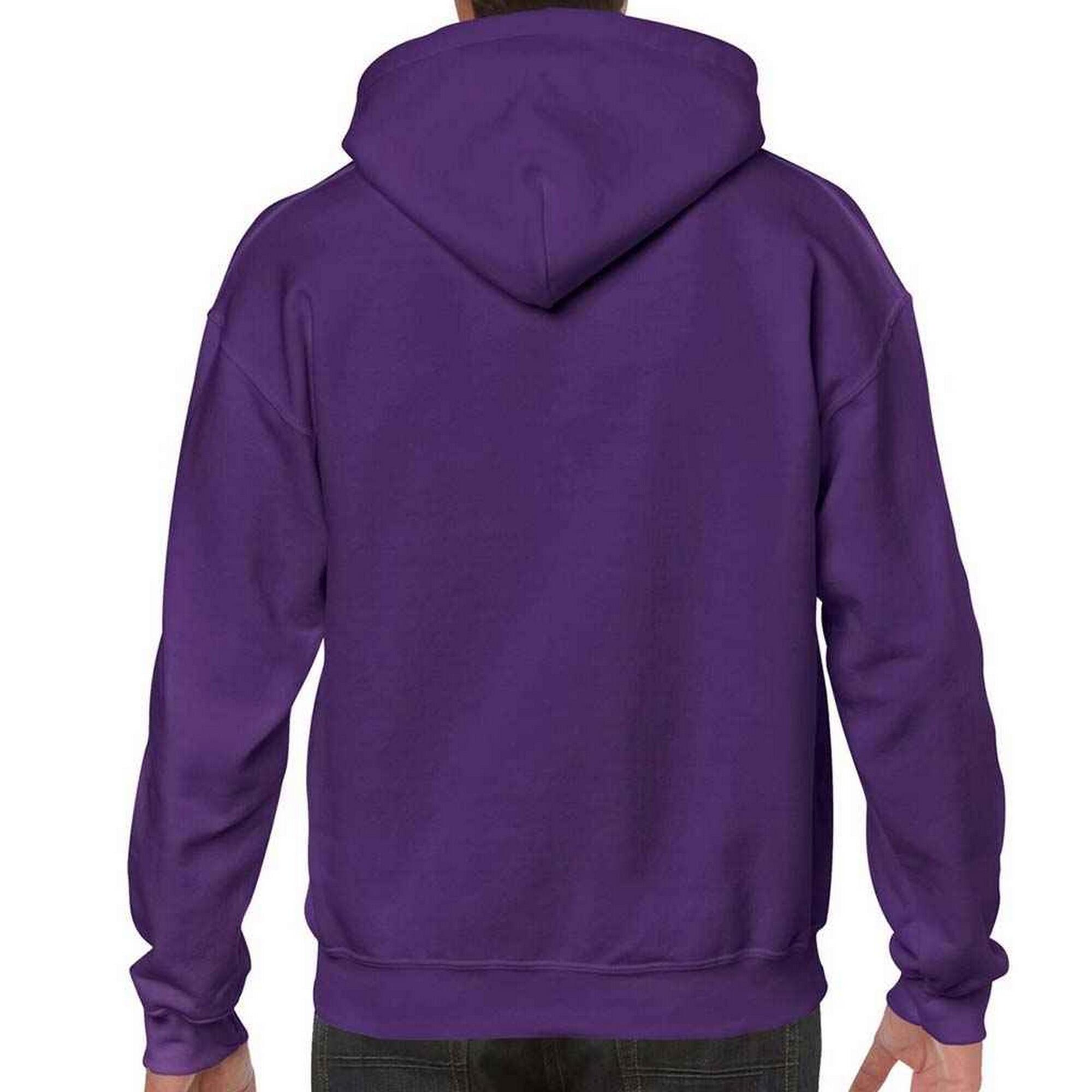 Unisex Adult Heavy Blend Hoodie (Purple) GILDAN | Decathlon