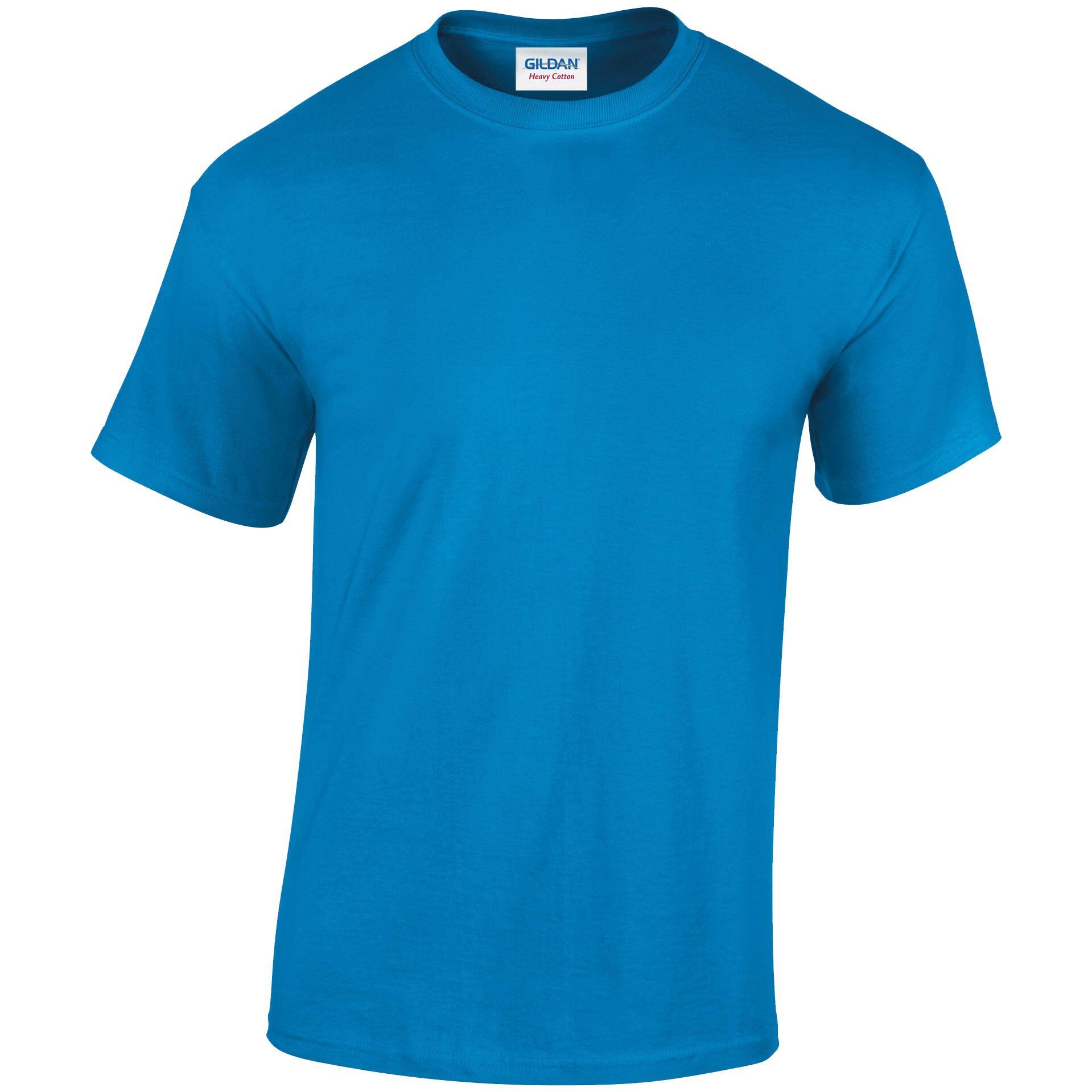 Adults Unisex Heavy Cotton T Shirt (Orange) GILDAN | Decathlon