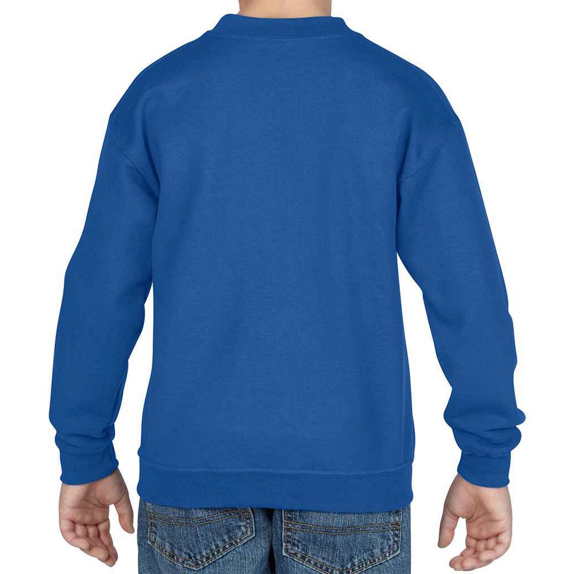 Childrens/Kids Heavy Blend Drop Shoulder Sweatshirt (Royal Blue) | Decathlon