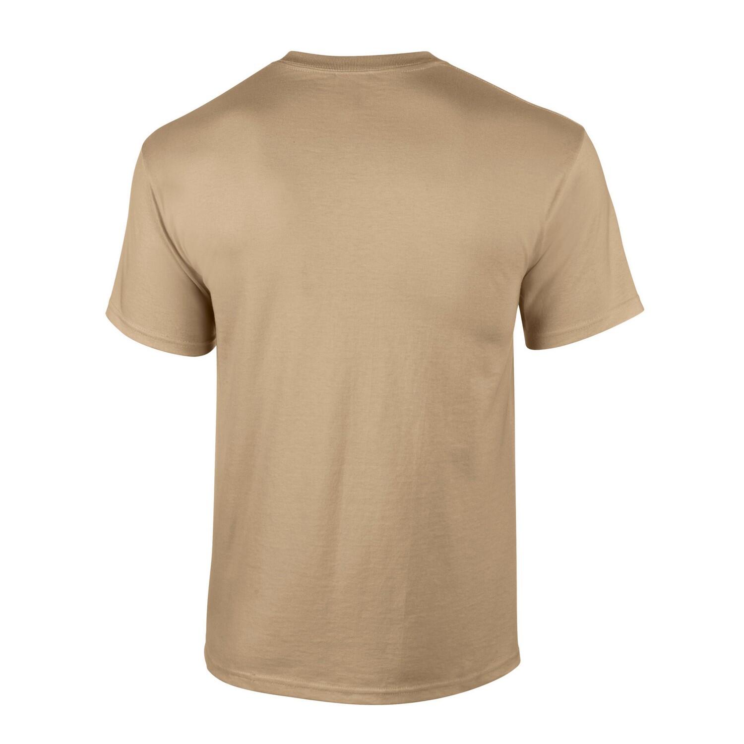 Mens Ultra Cotton TShirt (Tan) GILDAN | Decathlon