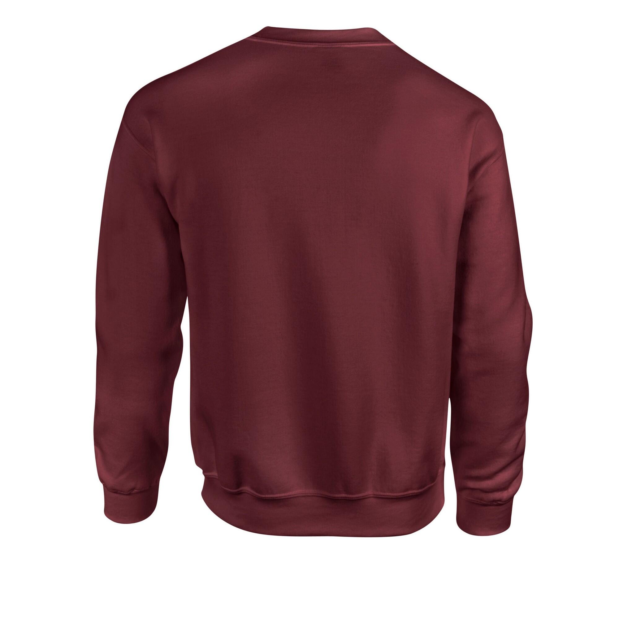 Mens Heavy Blend Sweatshirt (Maroon) GILDAN | Decathlon