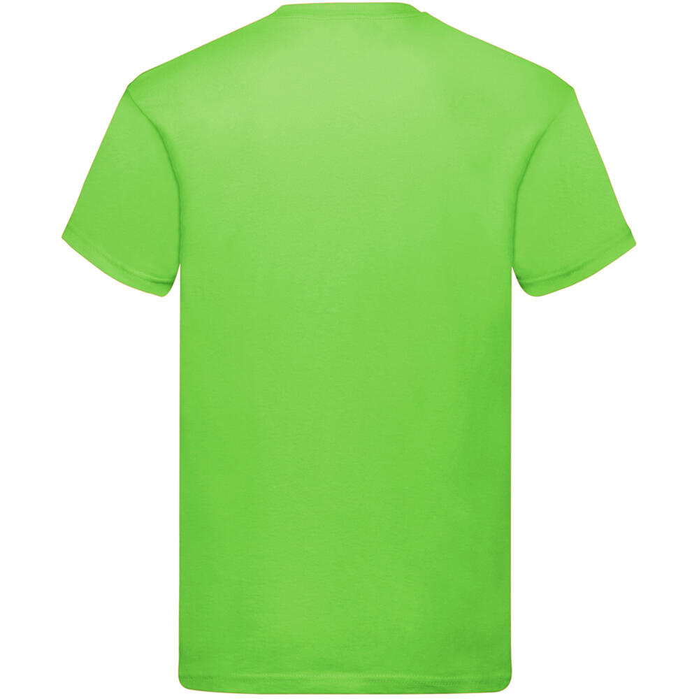 Mens Original Short Sleeve TShirt (Lime) FRUIT OF THE LOOM | Decathlon