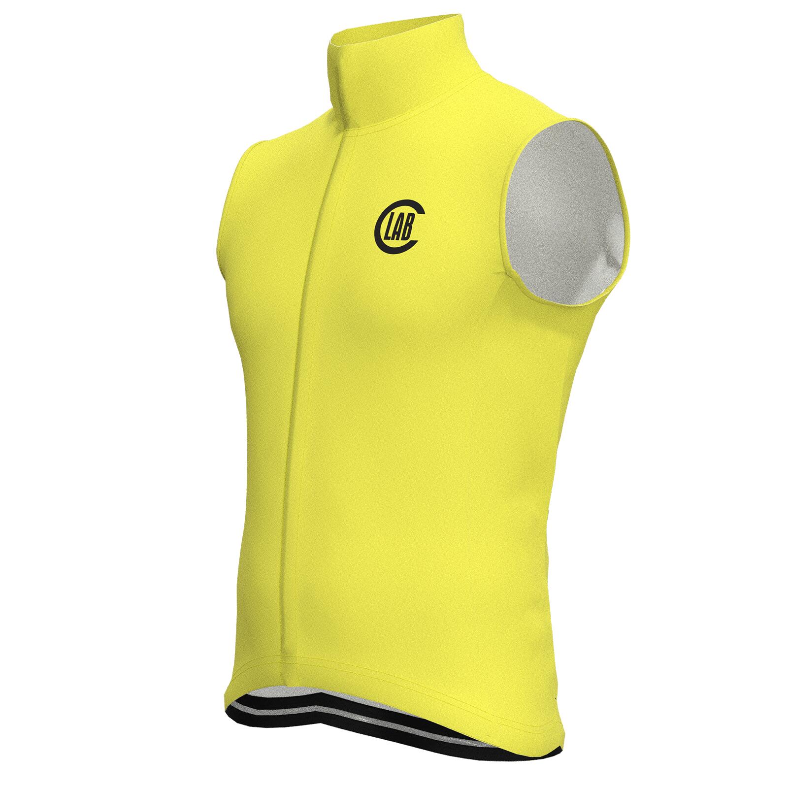 ALPS Men's Waterproof and Windproof Cycling Vest - Yellow C LAB | Decathlon