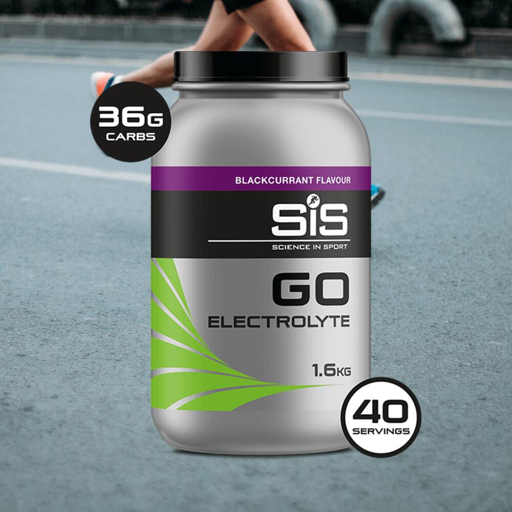 SIS GO Electrolyte Powder (1600g) Blackcurrant - Energie & Ausdauer ...