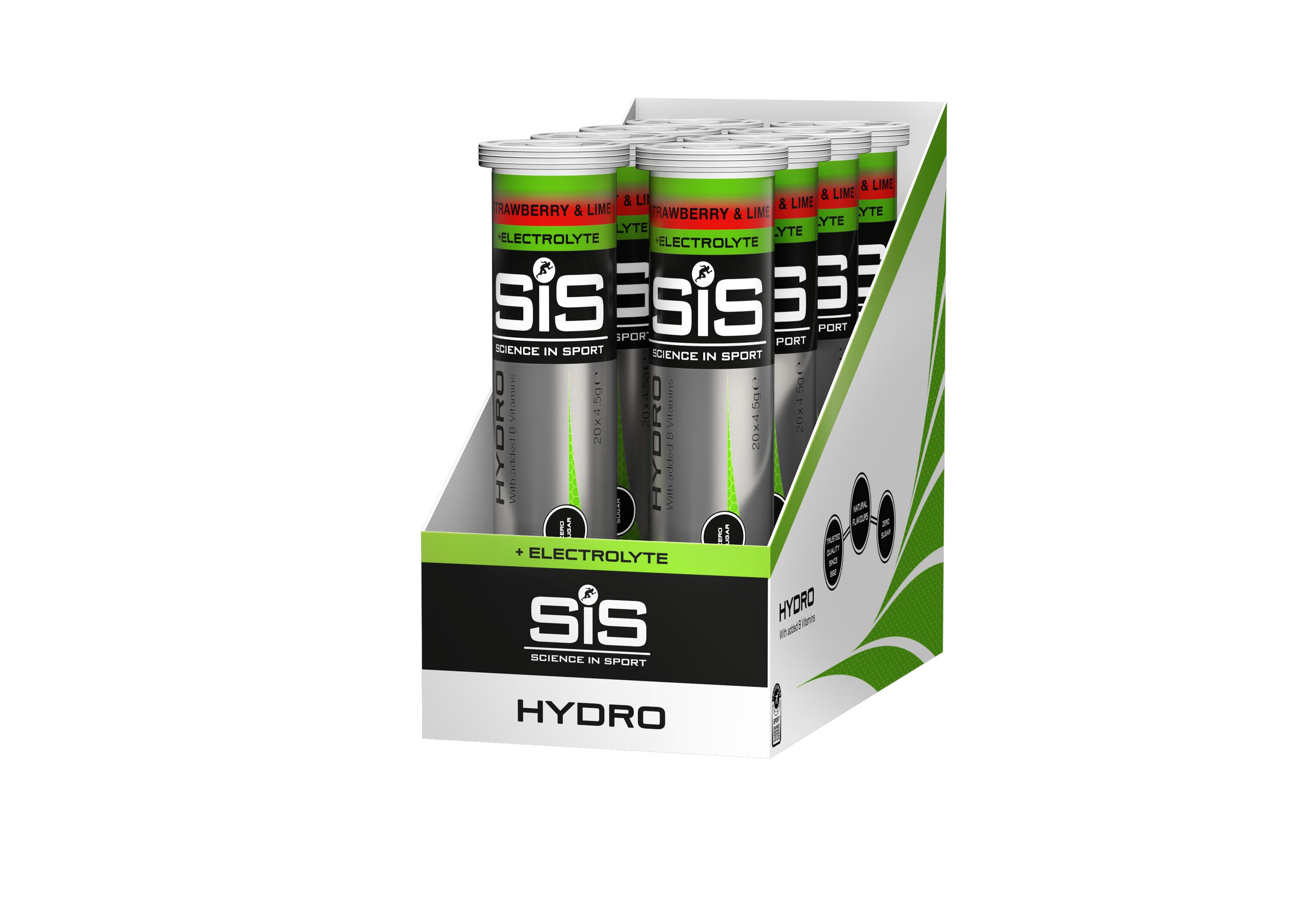 SIS GO Hydro Tablet (8x20Tabs) Strawberry & Lime SCIENCE IN SPORT ...