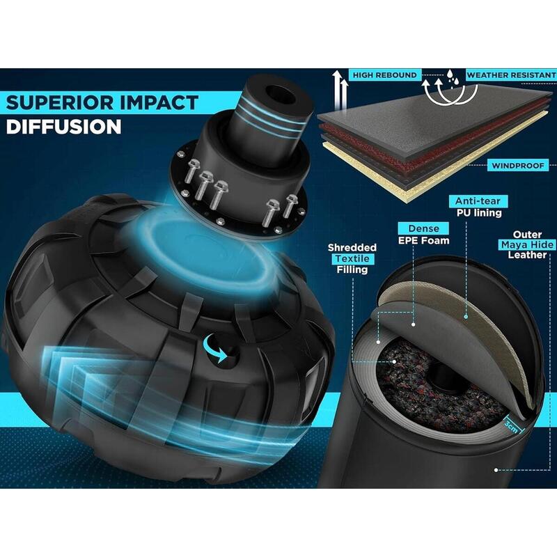 RDX SPORTS - Set sac box RDX KT Ronin 6FT 2-in-1, mănuși incluse, Roz ...