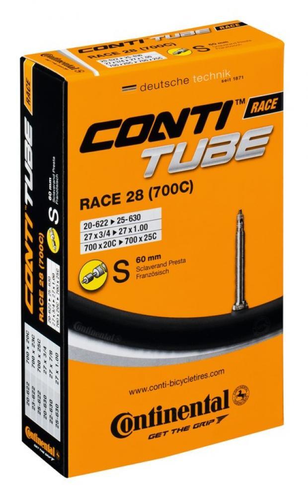 CONTINENTAL Race 26 inner tube, 18/25-559/571, FV 60 mm for 26-inch ...