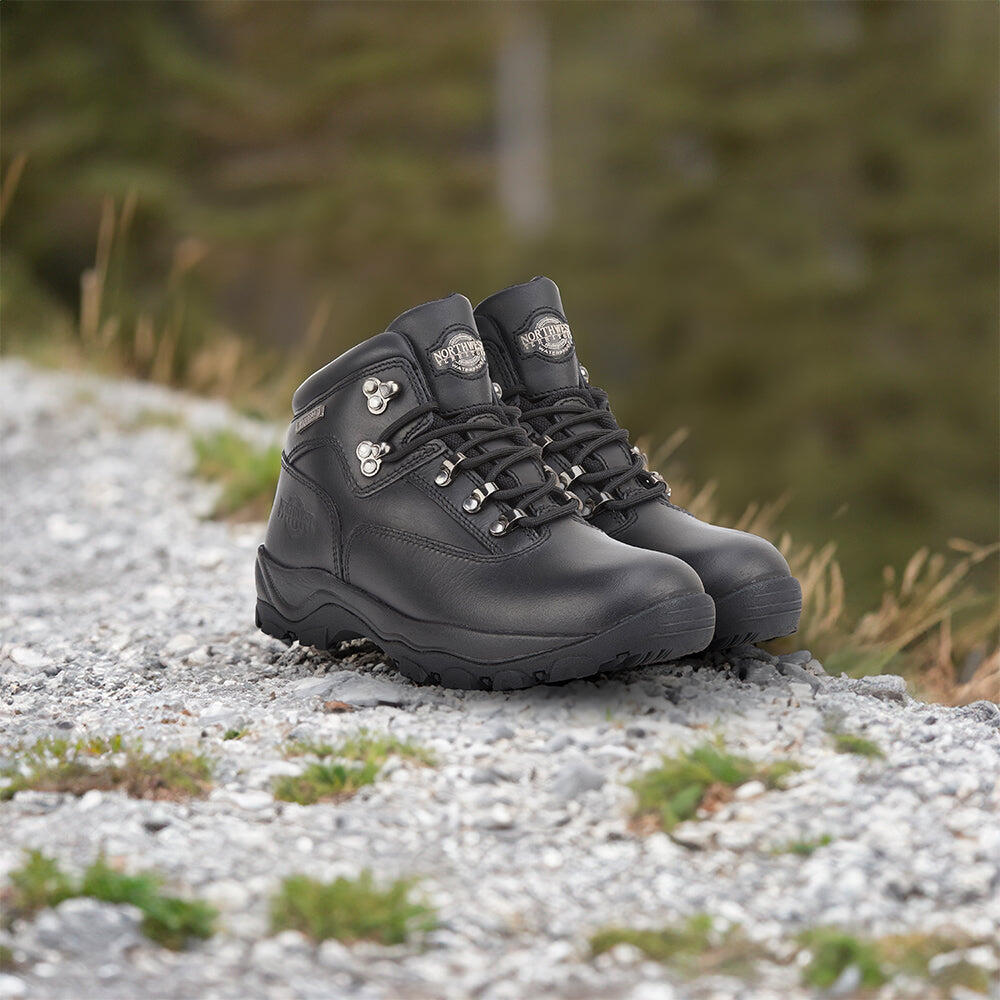 INUVIK Men's Leather Waterproof Walking Boots | Decathlon