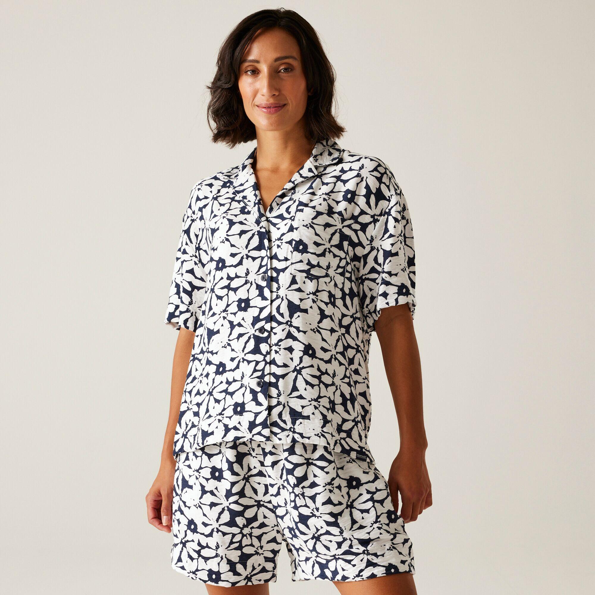 Damen T-shirt - Salise, blau und weiß REGATTA | Decathlon