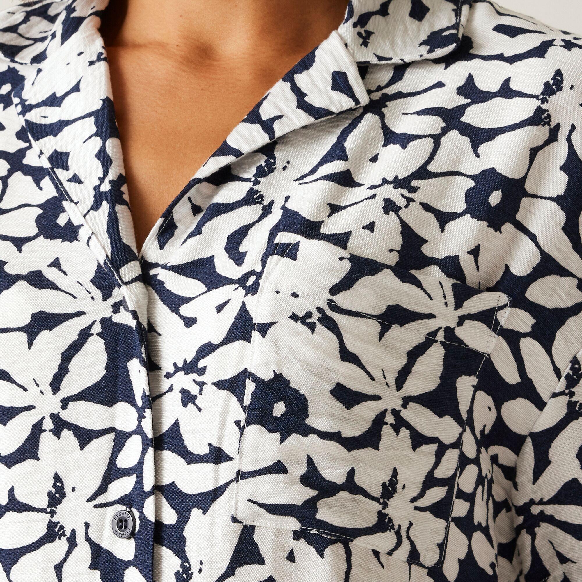 Damen T-shirt - Salise, blau und weiß REGATTA | Decathlon