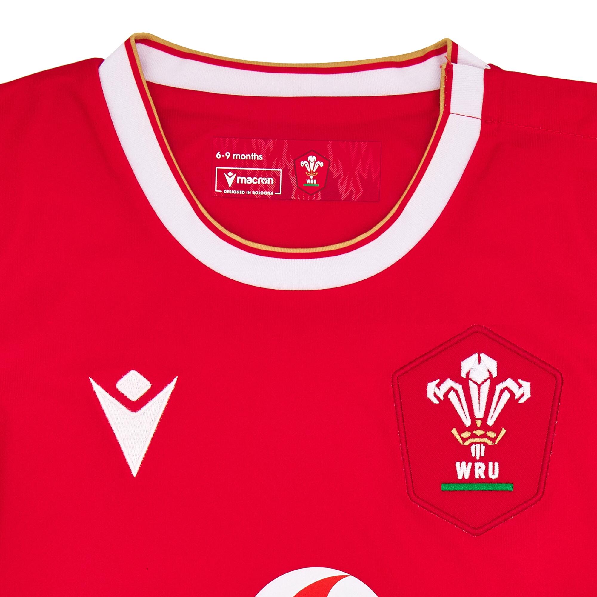 Wales WRU 2024/25 Infants Six Nations Home Rugby Kit | Decathlon