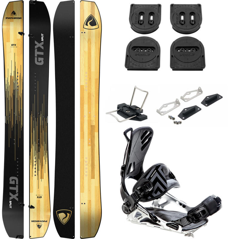 Snowboard splitboard set GTX Split bindings voile PATHRON | Decathlon