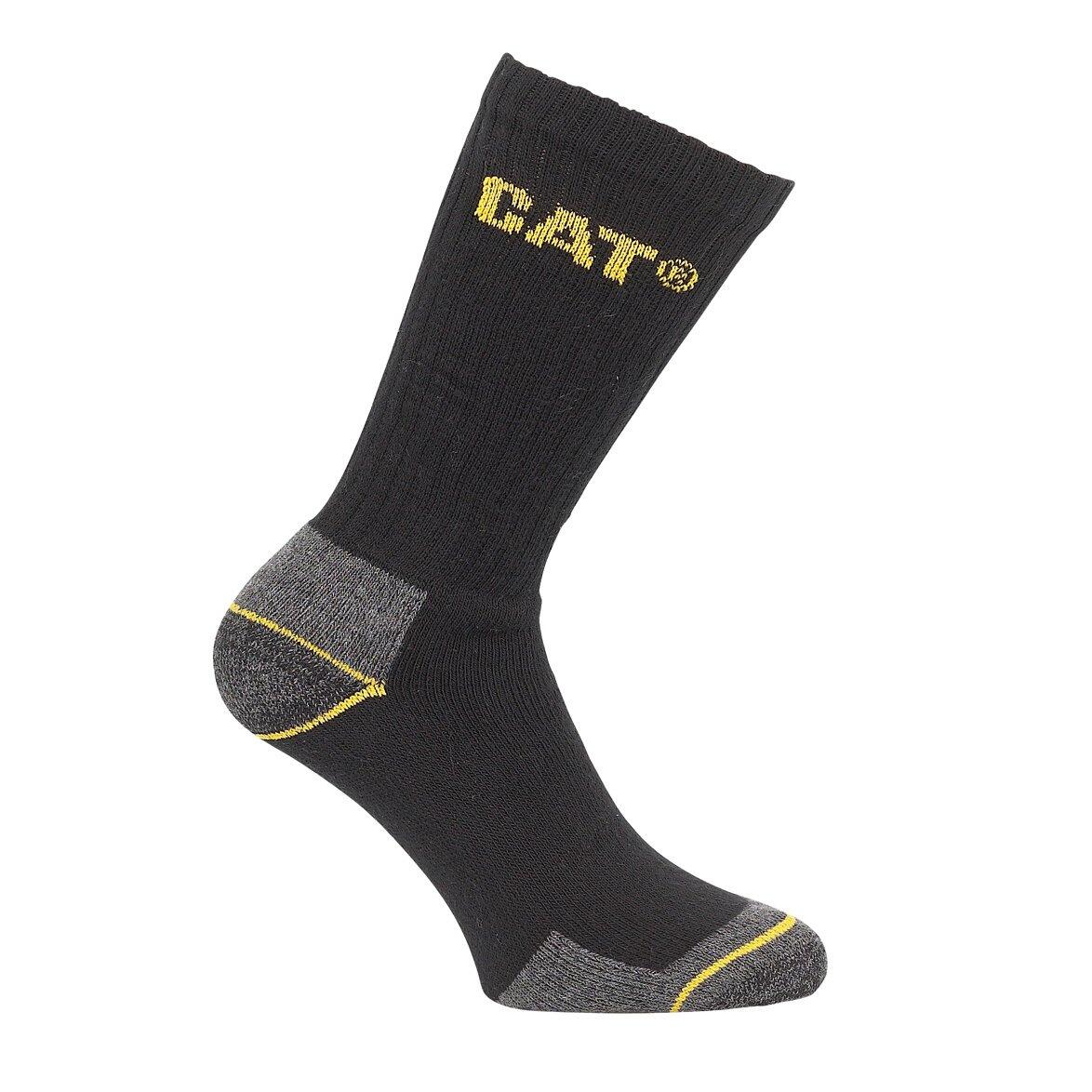 Crew Work Sock 3 Pair Pack / Mens Socks (Black) CATERPILLAR | Decathlon