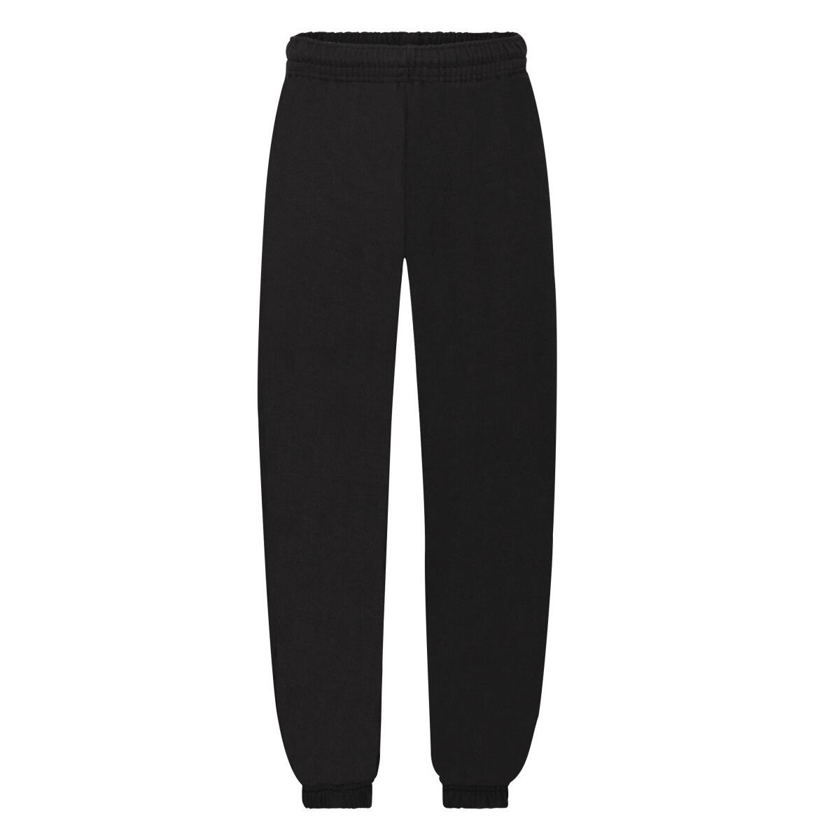 Childrens/Kids Unisex Jog Pants / Jogging Bottoms (Black) FRUIT OF THE LOOM | Decathlon