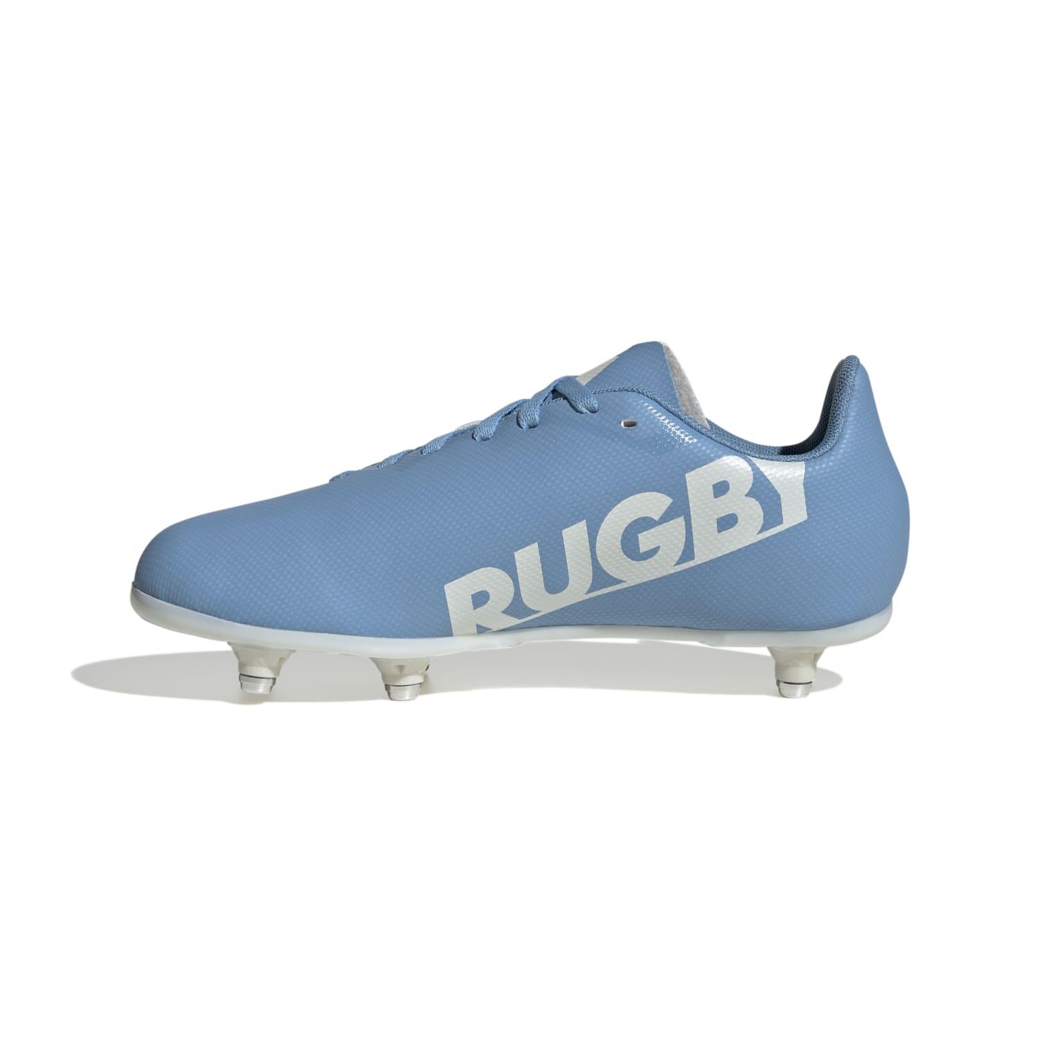 adidas Rugby Kids Soft Ground Boots Blue IG4019 - K10 UK ADIDAS | Decathlon