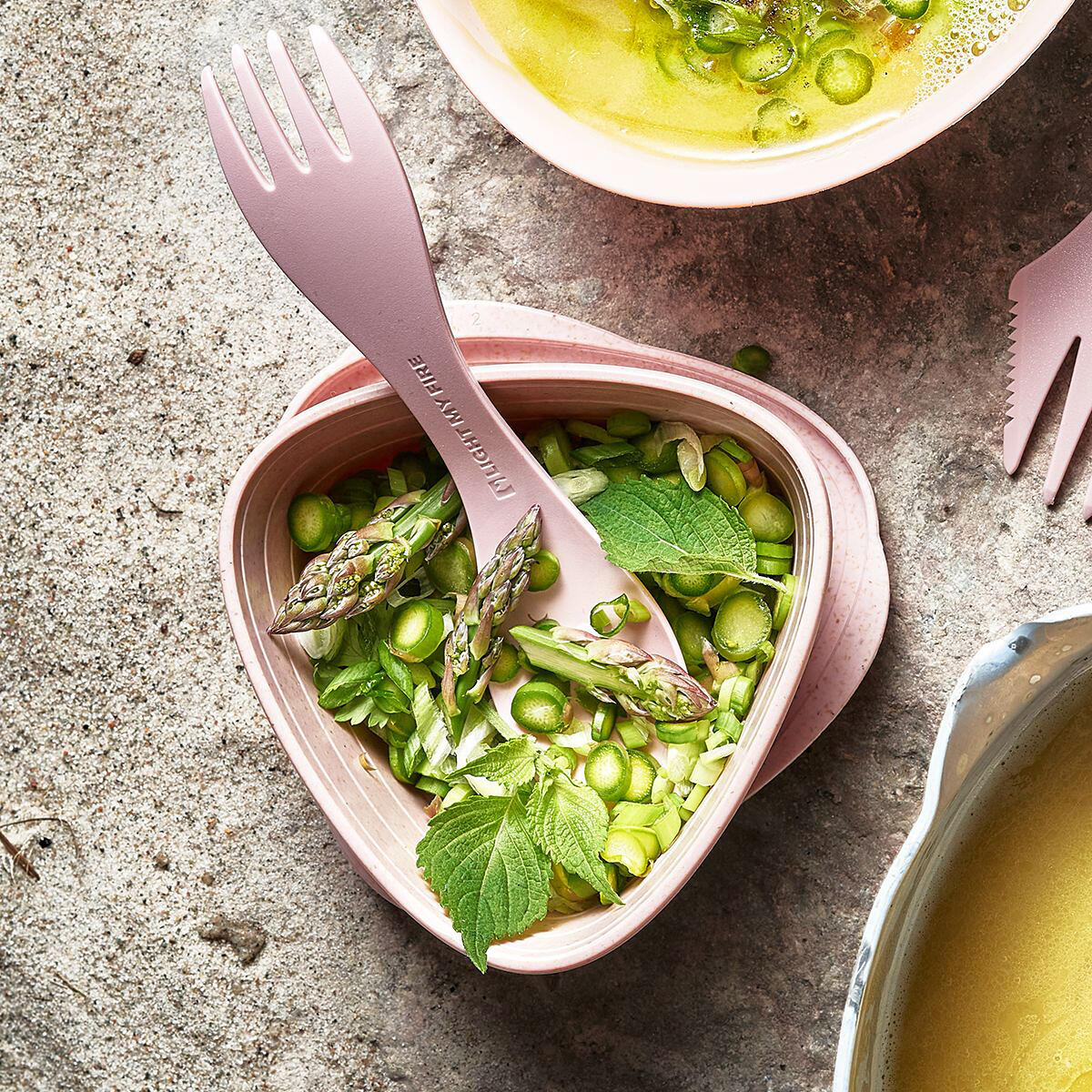 Light My Fire SnapBox Original Lunch Box 2 Pack Sandy Green/Dusty Pink ...