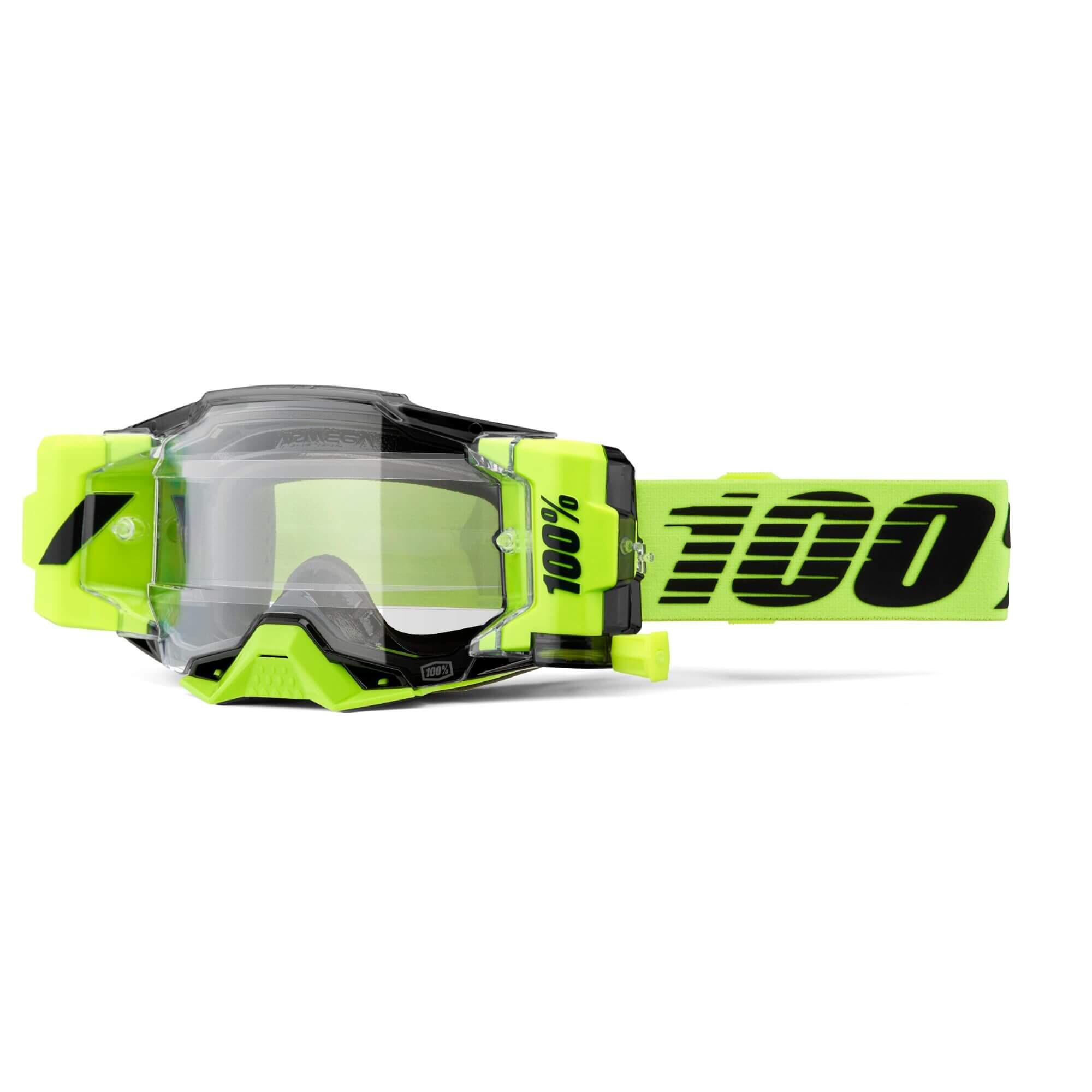ARMEGA FORECAST Goggle Neon Yellow - Clear Lens | Decathlon