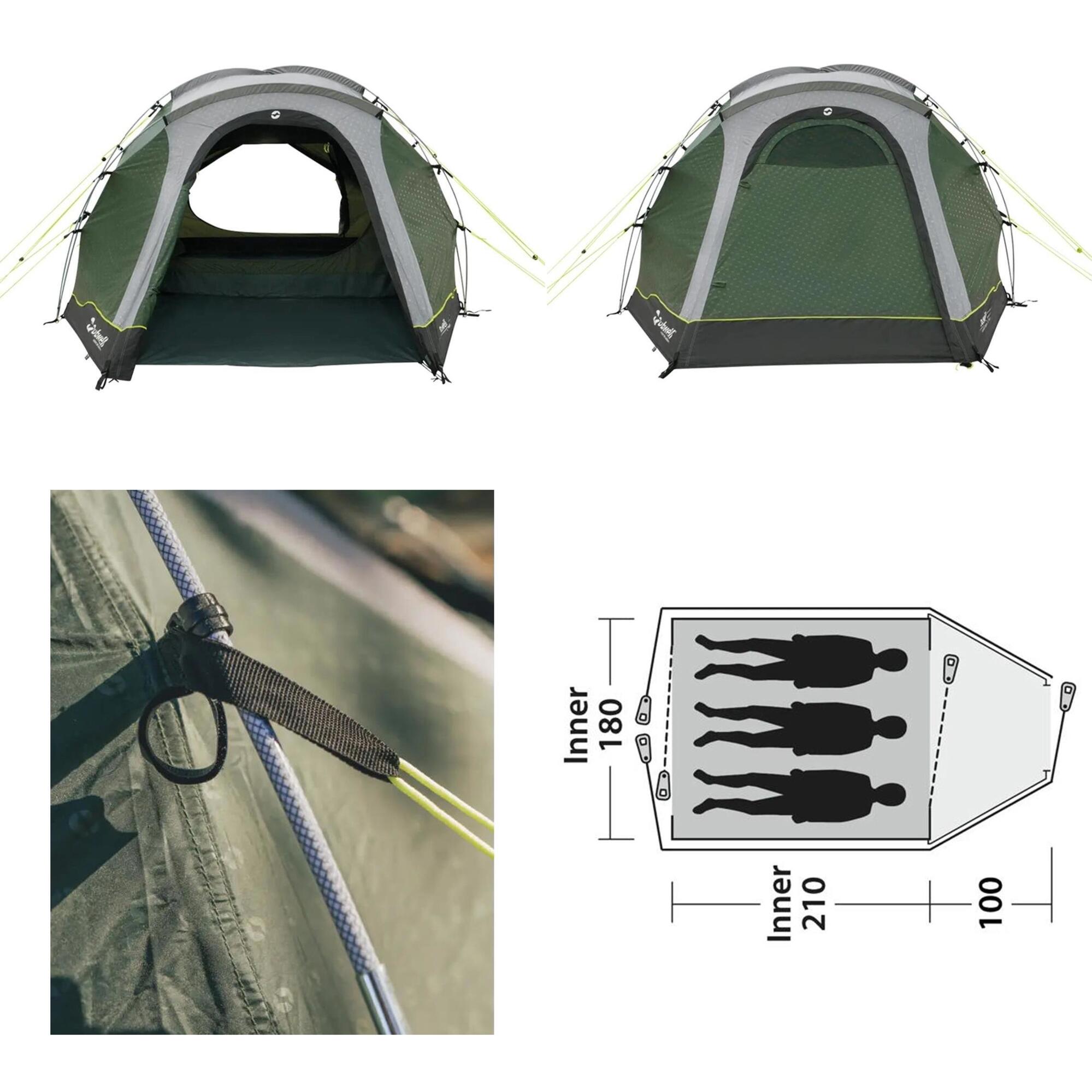 Outwell Cloud 3 Camping Tent (2025) OUTWELL | Decathlon