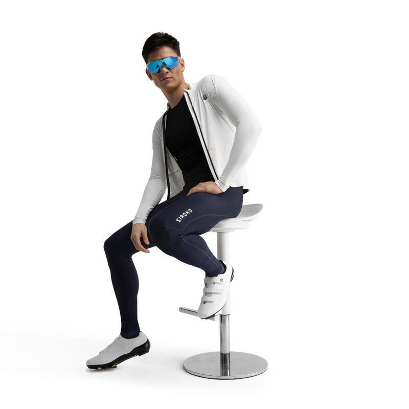 Férfi Ker kpározás kerékpáros bib nadrág Pries Kék SIROKO - Decathlon