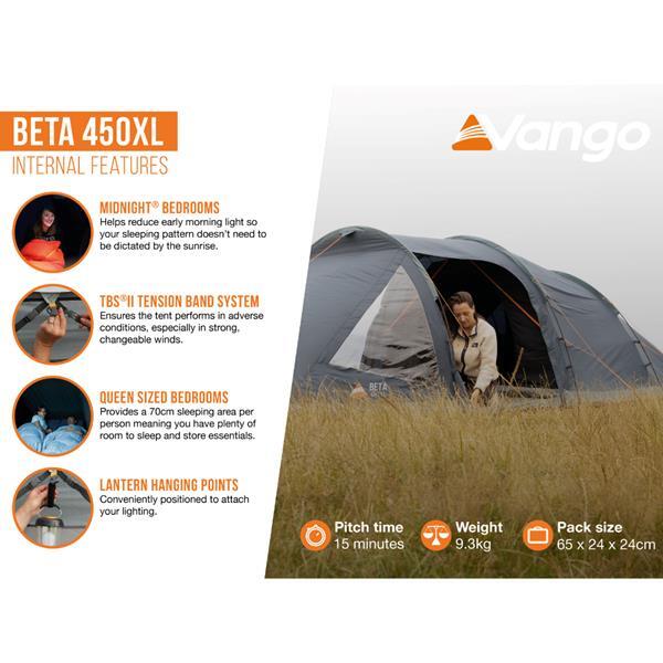 Vango Beta 450XL Tent - 2025 Model VANGO | Decathlon