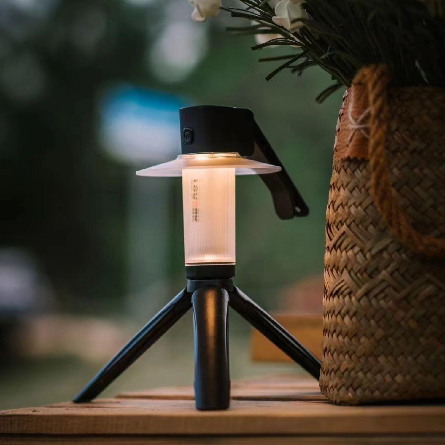 Oplaadbare LED-lamp met statief, Lichtgewicht en draagbaar ALPHA II ...