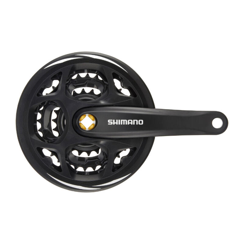 Mechanizm Korbowy 7/8-Biegowy Altus Fc-M311 42/32/22T Z Tarczą - Czarny SHIMANO | Decathlon