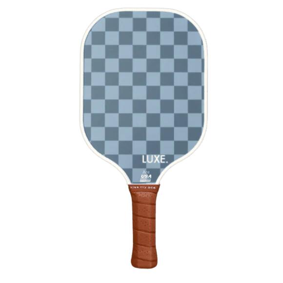 Luxe Blue Checker Pickleball Paddle LUXE | Decathlon
