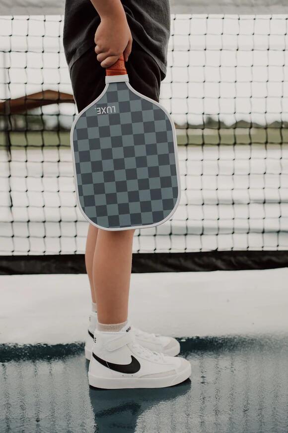 Luxe Blue Checker Pickleball Paddle LUXE | Decathlon