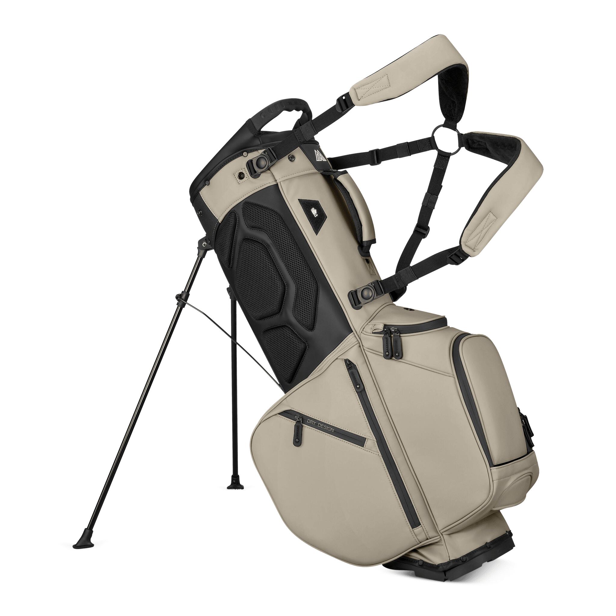 Wasserfeste Dri Lite Hybrid Prime Golftasche – Standbag – Taupe BIG MAX ...