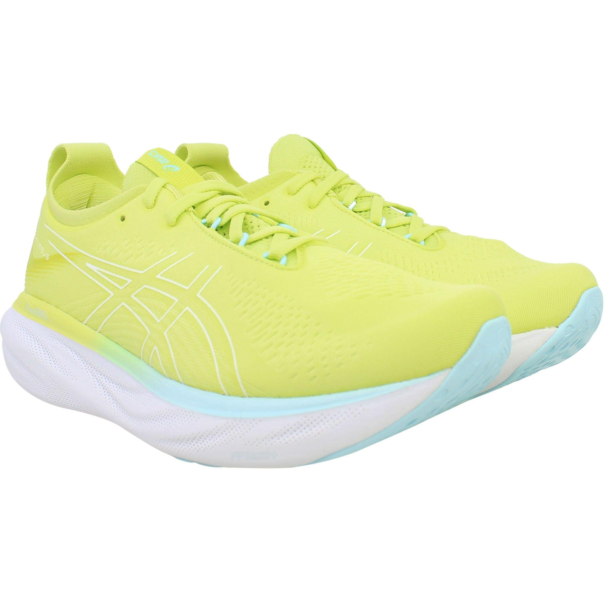 Asics Gel-Nimbus 25 Mens Yellow Running Shoes ASICS | Decathlon