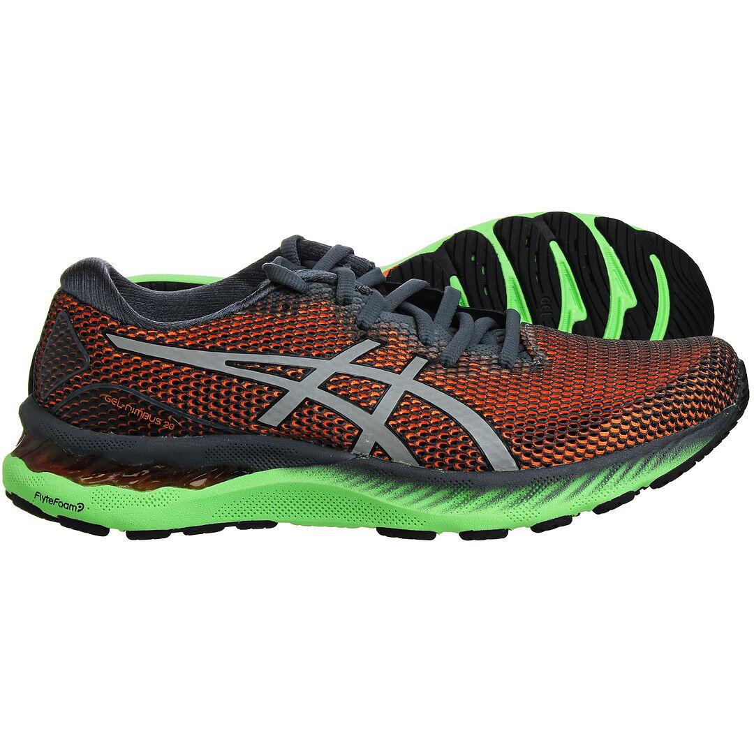 Asics Gel-Nimbus 23 Lite-Show Mens Orange Running Trainers ASICS ...