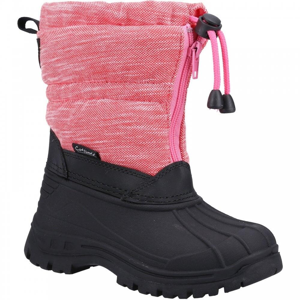 Cotswold Bathford | Berry | Girls Front Zip Snow Boots COL: Berry, SIZ ...